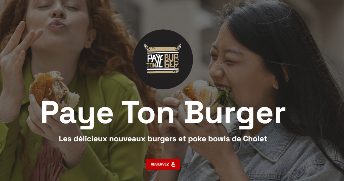 Paye ton burger : kiosque à burger et poke bowl à Cholet